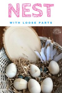 Loose Parts Easter Eggs • Little Pine Learners