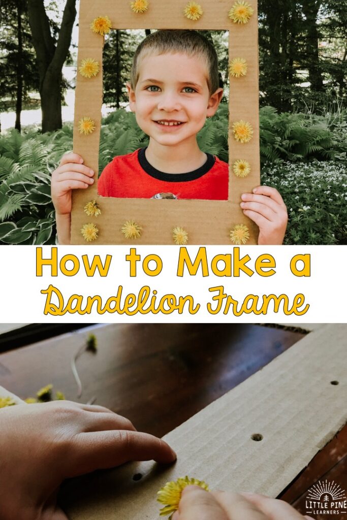 How to Make a Simple Dandelion Frame • Little Pine Learners