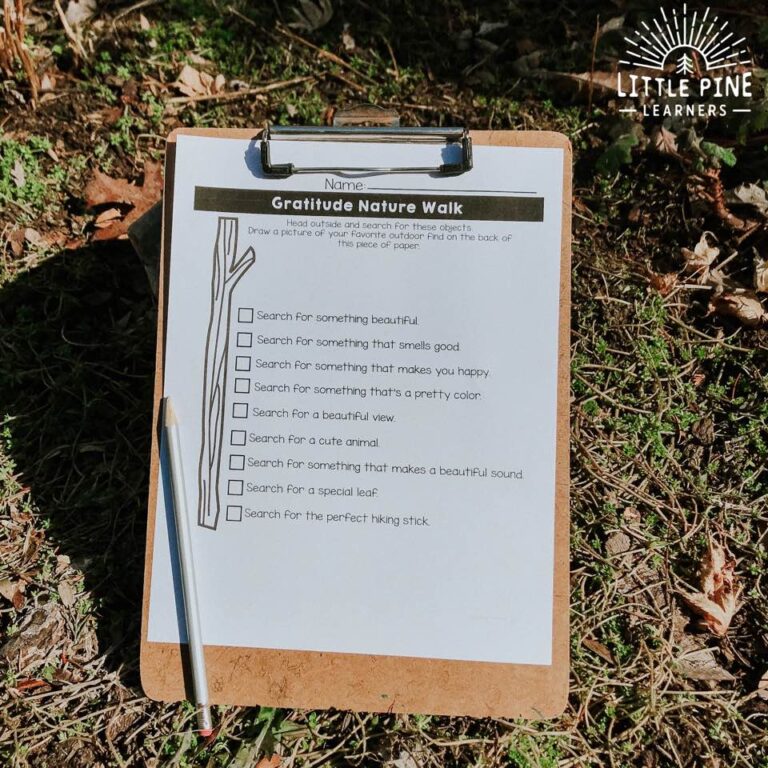 20+ Outdoor Nature Walk Checklist and Scavenger Hunt Printables ...