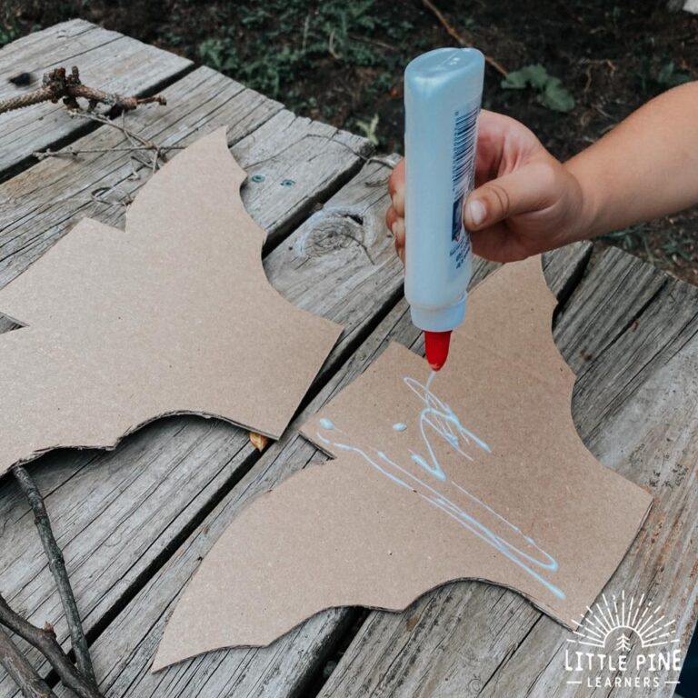 Adorable Bat Nature Craft • Little Pine Learners