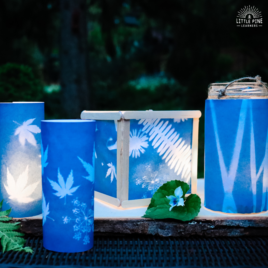 3 Sun Art Paper Lanterns • Little Pine Learners