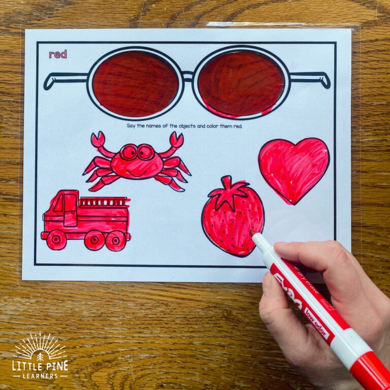 Color Activities for Kids with See-Through Lenses Printable • Little ...
