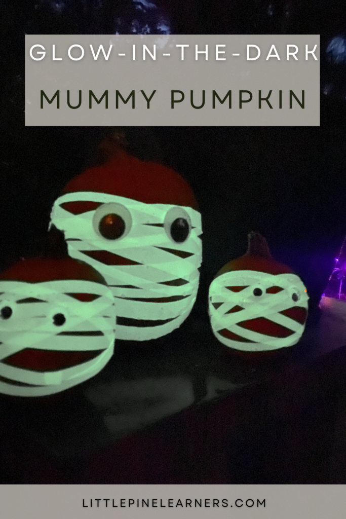 No Carve Mummy Pumpkin • Little Pine Learners